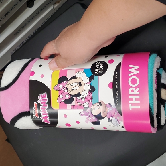 Disney | Other | Disney Minnie Mouse Throw Blanket 46 X 6 Soft Baby ...